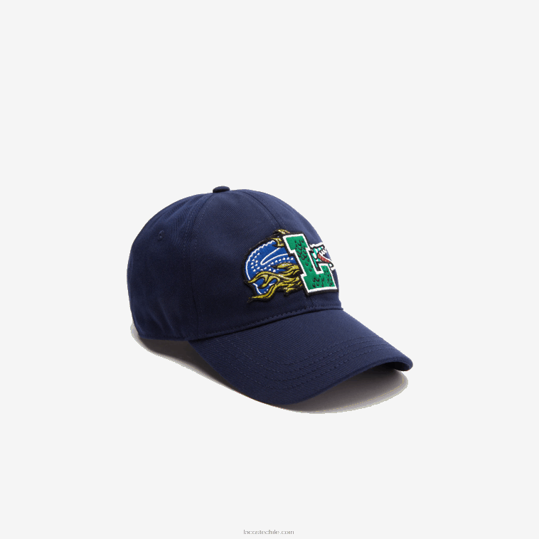 hombres Lacoste azul marino 166 gorra con insignia en contraste N6XZ22239 [N6XZ22239] : Lacoste ...